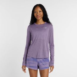 New Balance Funktionsshirt Damen - Gr&ouml;&szlig;e M - lila