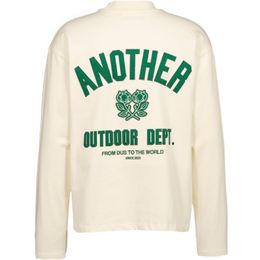 Another Cotton Lab Another Outdoor Langarmshirt Herren - Gr&ouml;&szlig;e M - wei&szlig;