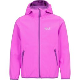 Jack Wolfskin FOURWINDS Softshelljacke Kinder - Gr&ouml;&szlig;e 128 - lila