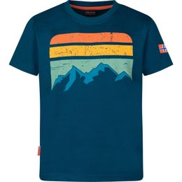 Trollkids Falketind T-Shirt Kinder - Gr&ouml;&szlig;e 164 - blau