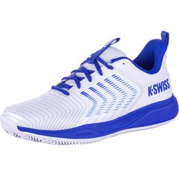 K-Swiss ULTRASHOT LIGHT CLAY Tennisschuhe Herren - Gr&ouml;&szlig;e 41 1/2 - wei&szlig;