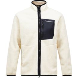 Peak Performance NatureRush Fleecejacke Herren - Gr&ouml;&szlig;e S - beige