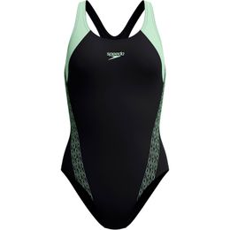 Speedo Placement Schwimmanzug Damen - Gr&ouml;&szlig;e 38 - schwarz