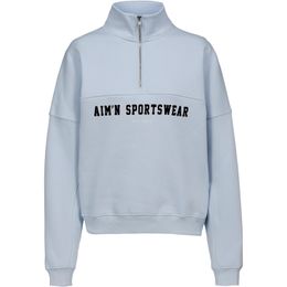 aim'n Aim'n Varsity Sweatshirt Damen - Gr&ouml;&szlig;e S - blau