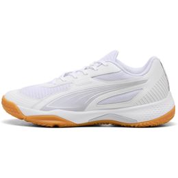 Puma Solarflash III W+ Hallenschuhe Damen - Gr&ouml;&szlig;e 40 - wei&szlig;