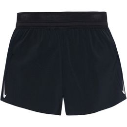 Nike W NK ARSWFT DFADV MR 3IN SHORT Laufshorts Damen - Gr&ouml;&szlig;e L - schwarz