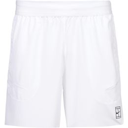 Nike Advantage Tennisshorts Herren - Gr&ouml;&szlig;e L - wei&szlig;