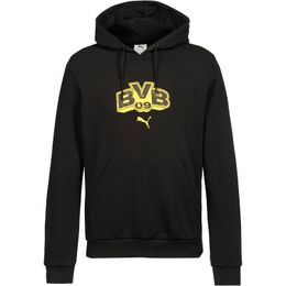 Puma BVB FtblCulture Hoodie Herren - Gr&ouml;&szlig;e L - schwarz