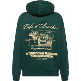 Another Cotton Lab Cafe d Another Hoodie - Gr&ouml;&szlig;e XS - gr&uuml;n