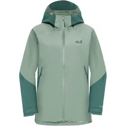 Jack Wolfskin UNBOUND ADVENTURE 2L Regenjacke Damen - Gr&ouml;&szlig;e L - gr&uuml;n