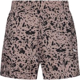 Puma ESSientell Animal High-Rise Shorts Damen - Gr&ouml;&szlig;e M - braun