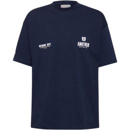 Another Cotton Lab Another Outdoor T-Shirt Herren - Gr&ouml;&szlig;e L - blau