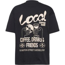 Another Cotton Lab Local Rave T-Shirt - Gr&ouml;&szlig;e M - schwarz