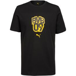 Puma BVB FtblCulture T-Shirt Herren - Gr&ouml;&szlig;e XL - schwarz