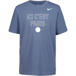 Nike PSG M NK PRIDE TEE T-Shirt Herren - Gr&ouml;&szlig;e S - blau