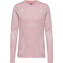 asics ROAD SEAMLESS Funktionsshirt Damen - Gr&ouml;&szlig;e XS - rosa