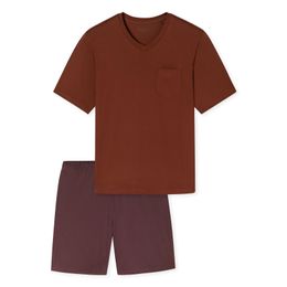 Schiesser Herren Pyjama Comfort Essentials 1er Pack
