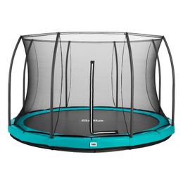 Salta Trampoline - Comfort Edition Ground - rund - &Oslash;396cm - Schutzrand Gr&uuml;n