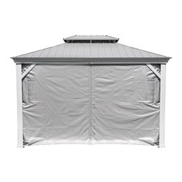 Sojag Pavillon Messina 10x12 Taupe Vorh&auml;nge
