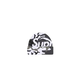 Supreme Camo Big Logo Beanie Snow Camo