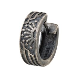CAI Single Creole 925 Silber matt oxidiert Sonne