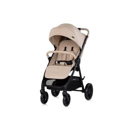 Chipolino Kinderwagen Ultera Buggy klappbar Korb Federung Hinterradbremse Gurt braun