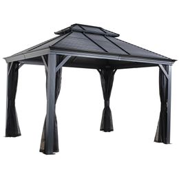 Sojag Pavillon Mykonos 10x12 Doppeldach, versch. Ausf&uuml;hrungen
