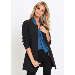 bonprix Longblazer, schwarz