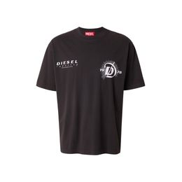 Diesel T-Shirt 'BOGGY-V6' Herren Gr&ouml;&szlig;e L schwarz / wei&szlig;