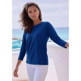 Vivance Damen Langarmshirt, royalblau, Gr&ouml;&szlig;e 40/42
