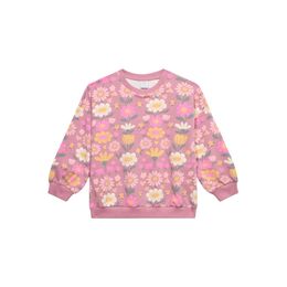 Lindex Sweatshirt M&auml;dchen Gr&ouml;&szlig;e 128 beige / honig / flieder / pink