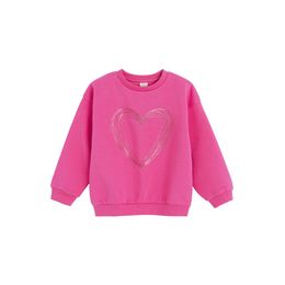 Cool Club Sweatshirt M&auml;dchen Gr&ouml;&szlig;e 128 pink / pinkmeliert