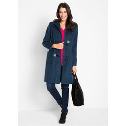 bonprix Dufflecoat in Wolloptik, blau