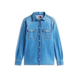 Tommy Jeans Bluse Damen Gr&ouml;&szlig;e XS blue denim