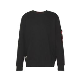 Alpha Industries Sweatshirt Herren Gr&ouml;&szlig;e XXXL blau / rot / schwarz / wei&szlig;