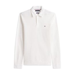 Tommy Hilfiger Poloshirt 'HERRINGBONE' Herren Gr&ouml;&szlig;e L wei&szlig;