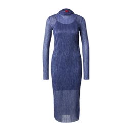 Hugo Kleid 'Noleanna' Damen Gr&ouml;&szlig;e 34 dunkelblau / silber Winterkleid