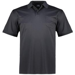 Gro&szlig;e Gr&ouml;&szlig;en Ragman Poloshirt mit Pima-Baumwolle Farbe schwarz Gr&ouml;&szlig;e: 3XL