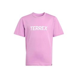adidas terrex Funktionsshirt Jungen Gr&ouml;&szlig;e 128 lavendel / wei&szlig;