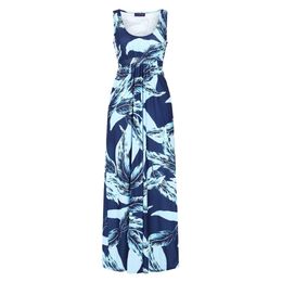 HotSquash Kleid 'Empire' Damen Gr&ouml;&szlig;e 46 marine / hellblau Winterkleid