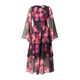Warehouse Kleid Damen Gr&ouml;&szlig;e 40 lila / pink / schwarz Winterkleid