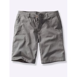 Marco Donati Herren Bermudas mit Minimal-Print, grau-bedruckt, Gr&ouml;&szlig;e 48