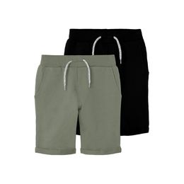 name it Shorts 'NKMVERMO' Jungen Gr&ouml;&szlig;e 140 khaki / schwarz
