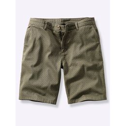 Marco Donati Herren Bermudas mit Minimal-Print, khaki-bedruckt, Gr&ouml;&szlig;e 48