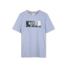 BOSS T-Shirt Jungen Gr&ouml;&szlig;e 116 marine / hellblau / grau