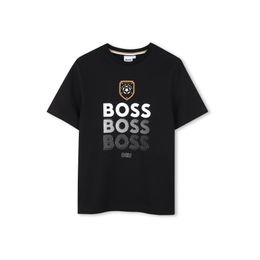 BOSS T-Shirt Jungen Gr&ouml;&szlig;e 140 gelb / rot / schwarz / wei&szlig;
