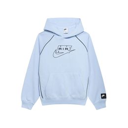 Nike Sportswear Sweatshirt 'AIR' Jungen Gr&ouml;&szlig;e 122/128 hellblau / schwarz