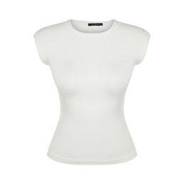 Trendyol T-Shirt Damen Gr&ouml;&szlig;e M ecru