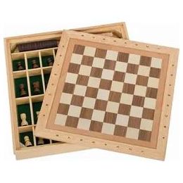 goki Spiele-Set Schach-Dame-M&uuml;hle
