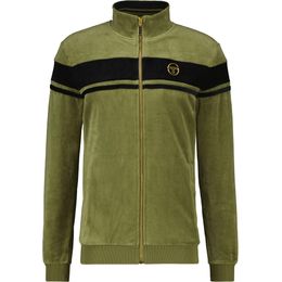 Sergio Tacchini Trainingsjacke 'Damarindo' Herren Gr&ouml;&szlig;e M oliv / schwarz